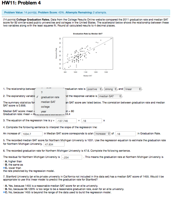 Solved HW11: Problem 4 Problem Value: 14 points. Problem | Chegg.com