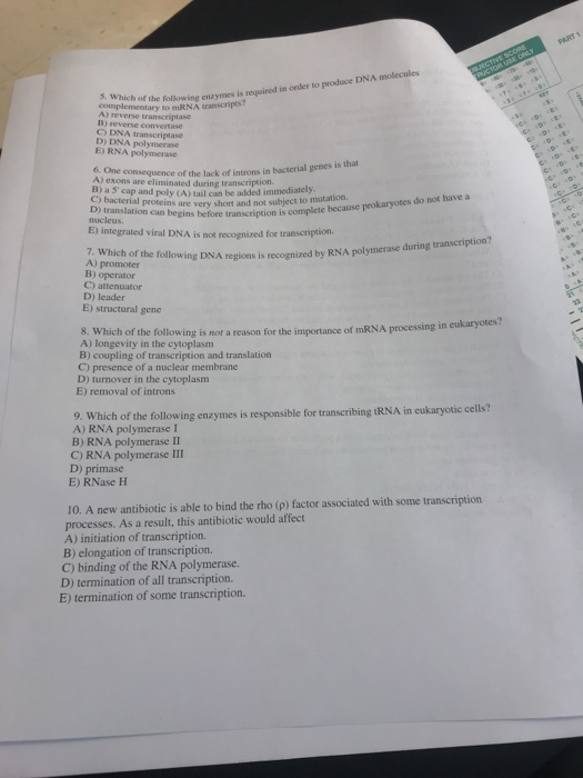 Solved Please answer all questions given in this test. ALL | Chegg.com