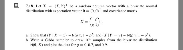 Solved Let X = (X, Y) be a random column vector with a | Chegg.com