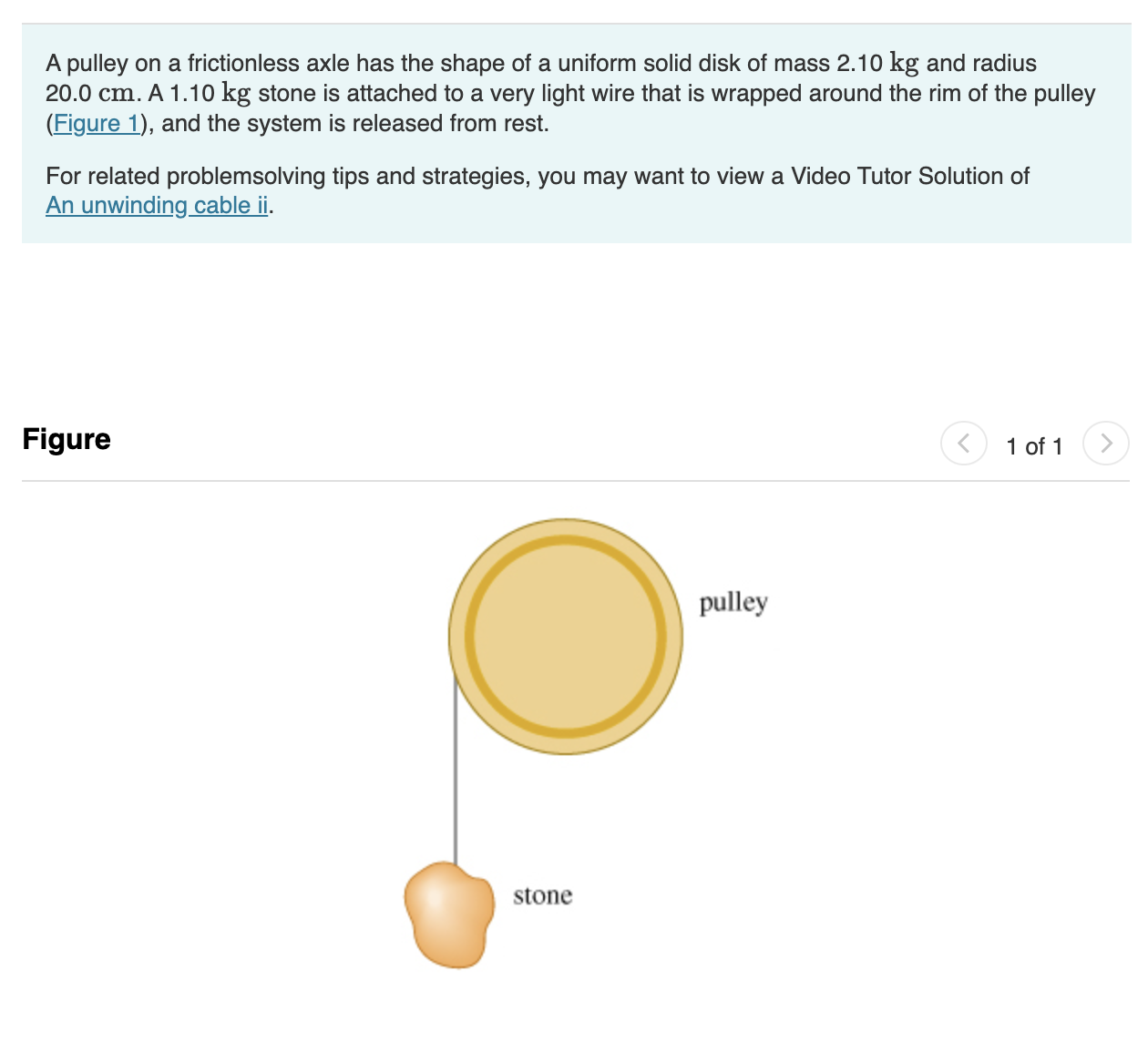 Solved A pulley on a frictionless axle has the shape of a | Chegg.com