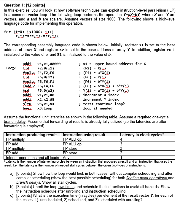 Solved Question 1: [12 points] In this exercise, you will | Chegg.com