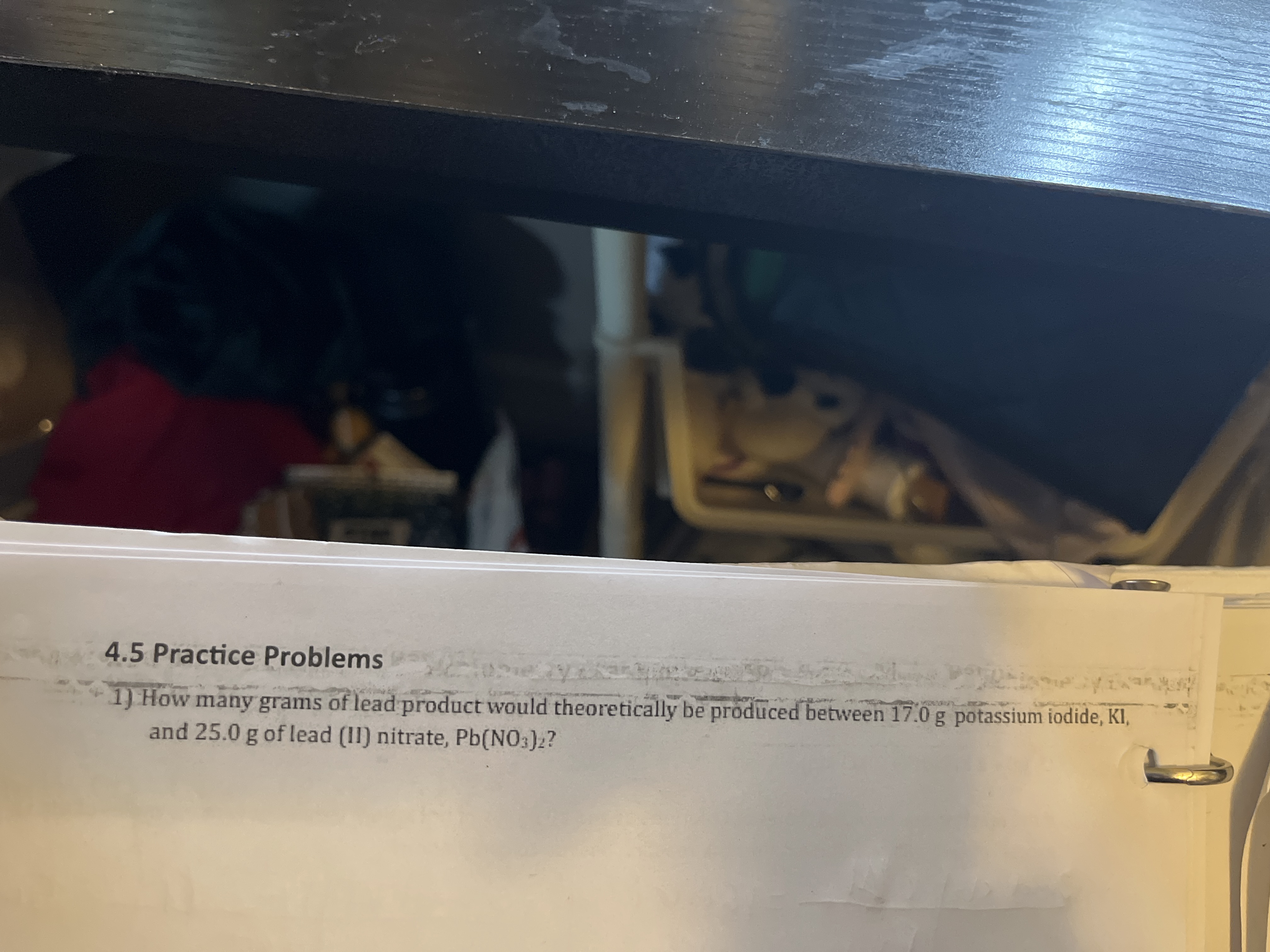 Solved 4.5 ﻿Practice ProblemsHow many grams of lead product | Chegg.com