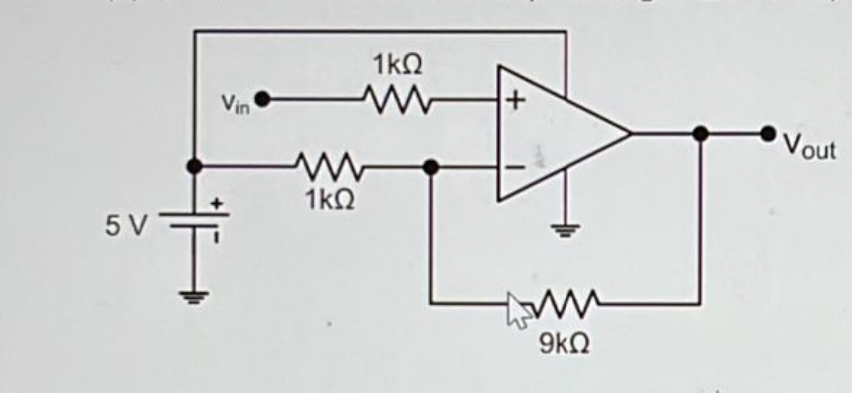 Solved Derive the formula for the output voltage Vout of the | Chegg.com