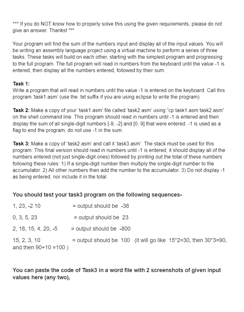 ∗∗⋆ If you do NOT know how to properly solve this | Chegg.com