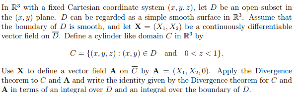 Solved In R3 with a fixed Cartesian coordinate system (1, y, | Chegg.com