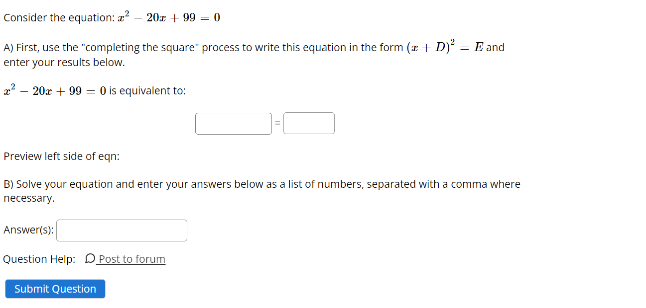 solved-consider-the-equation-x2-20x-99-0-a-first-use-the-chegg