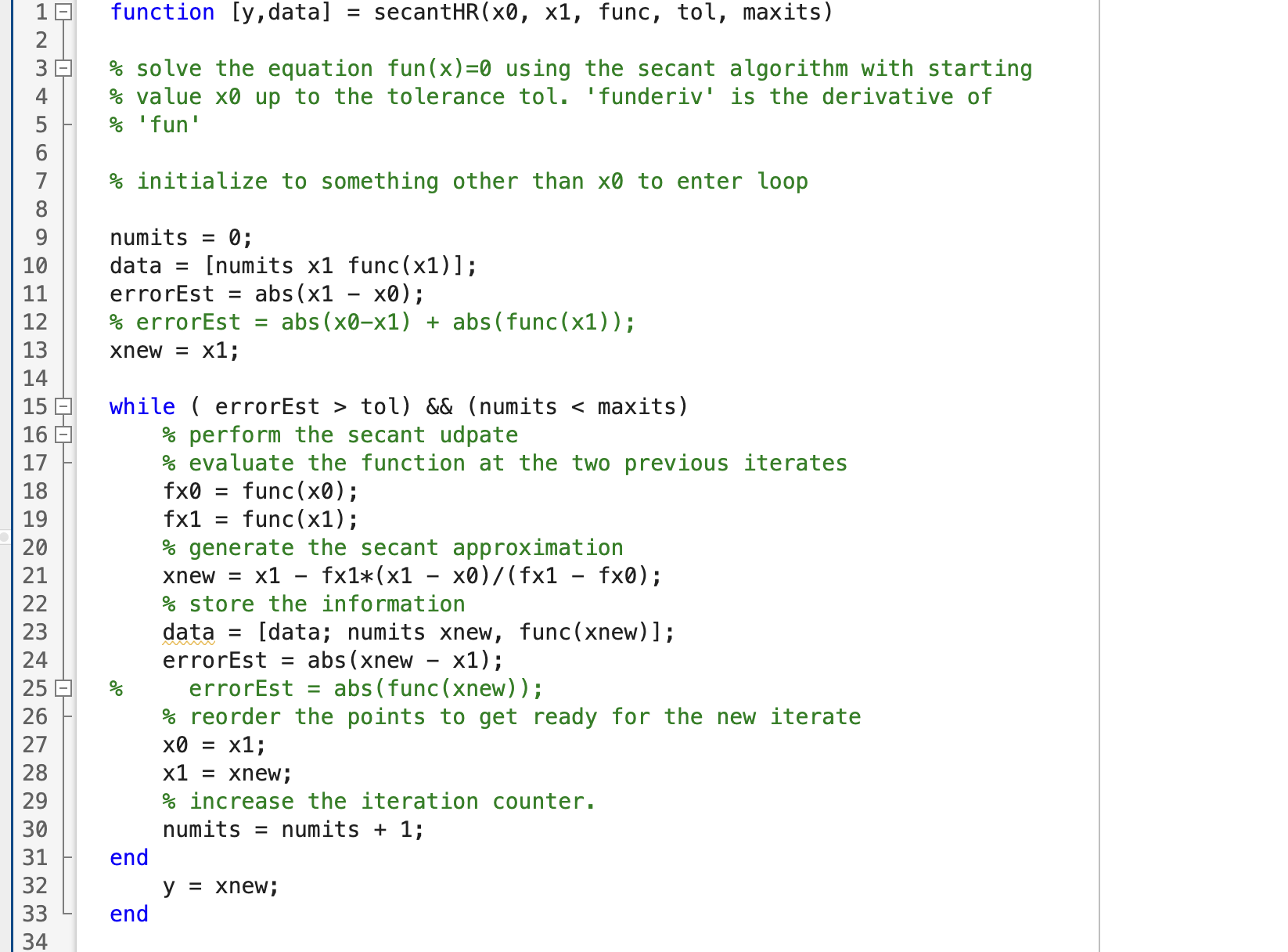 Solved NEED HELP WITH MATLAB CODE, I HAVE ATTACHED REQUIRED | Chegg.com