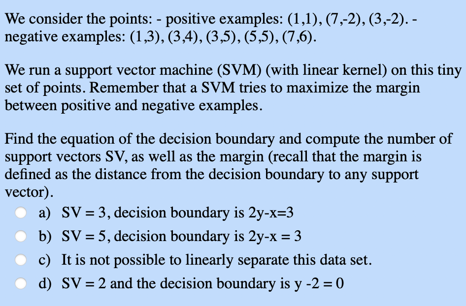 Solved This is a machine learning question. Kindly provide | Chegg.com