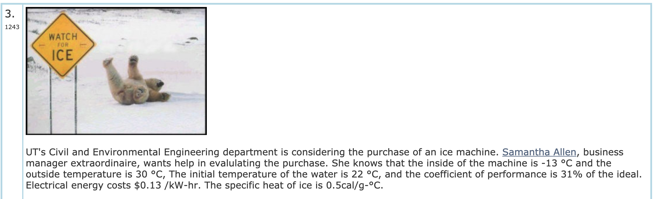 2 1243 WATCH FOR ICE UT's Civil and Environmental | Chegg.com