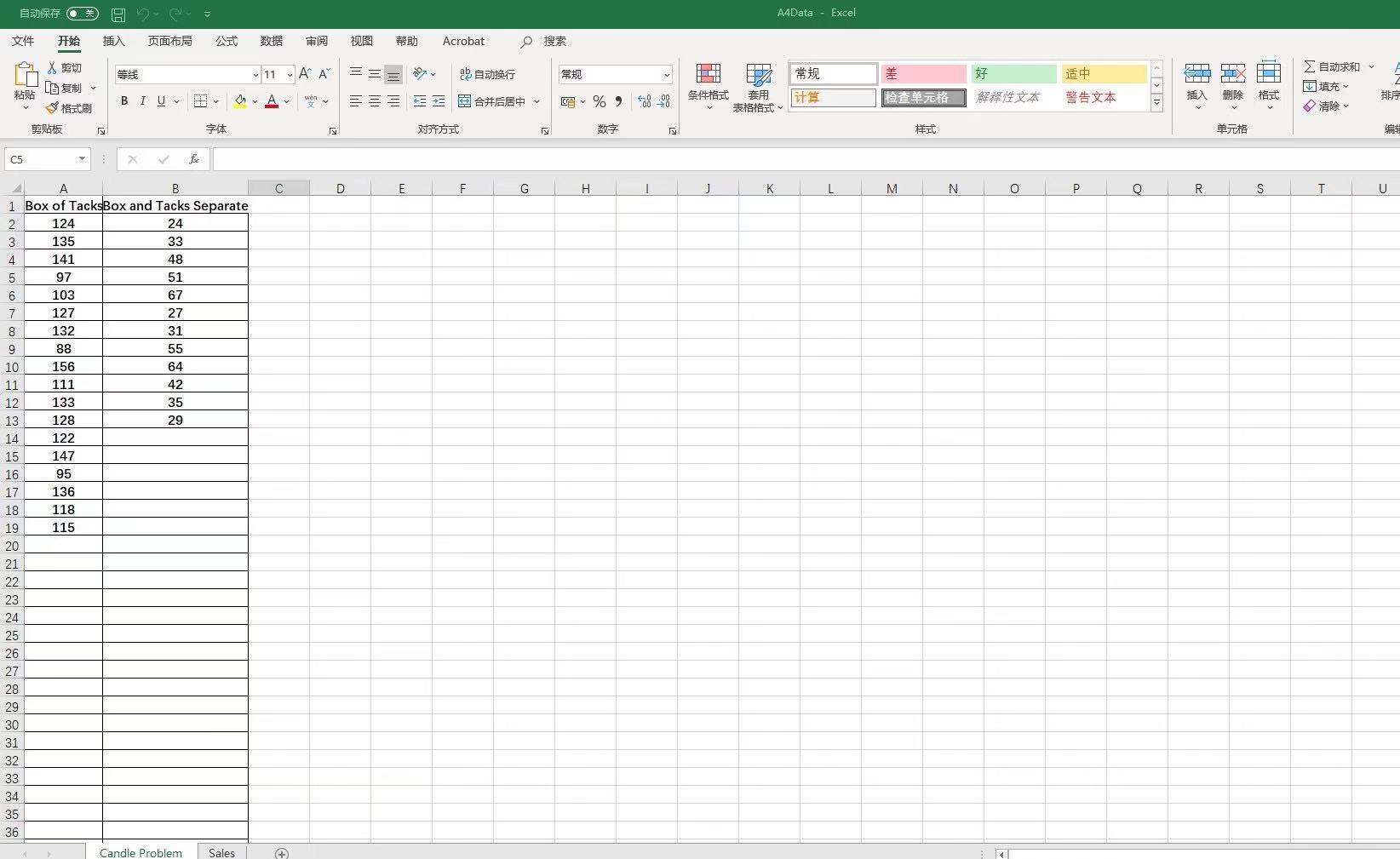 1. EXCEL) Karl Duncker's results on his 'Candle | Chegg.com