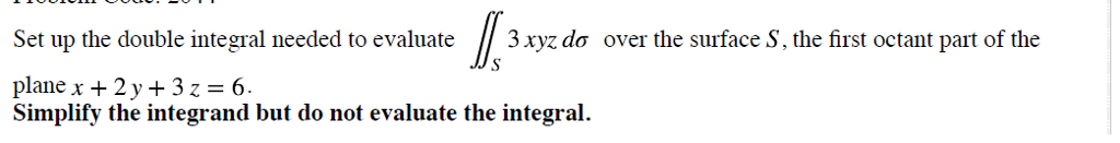 Solved 3,09 set up the double integral needed to evaluate | Chegg.com