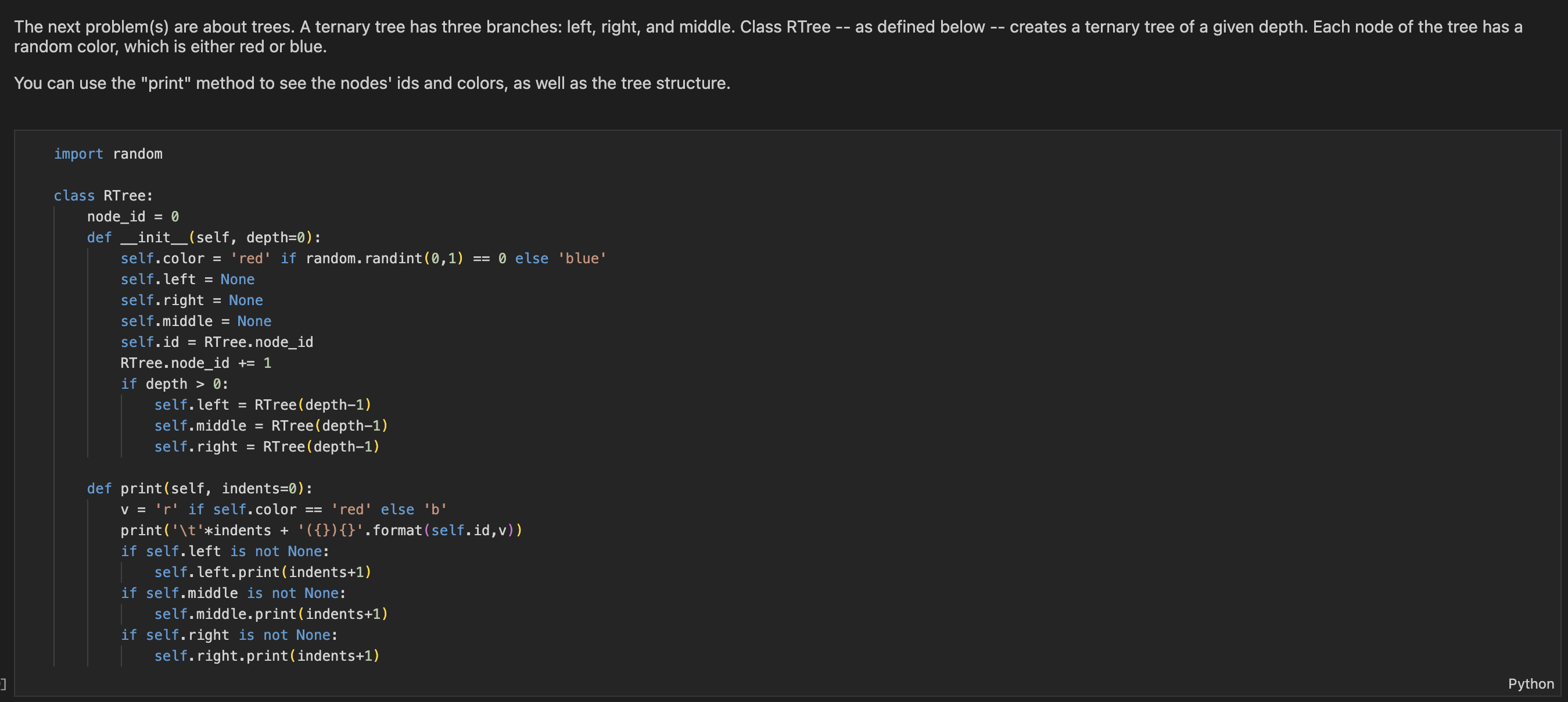 random color, which is either red or blue. You can | Chegg.com