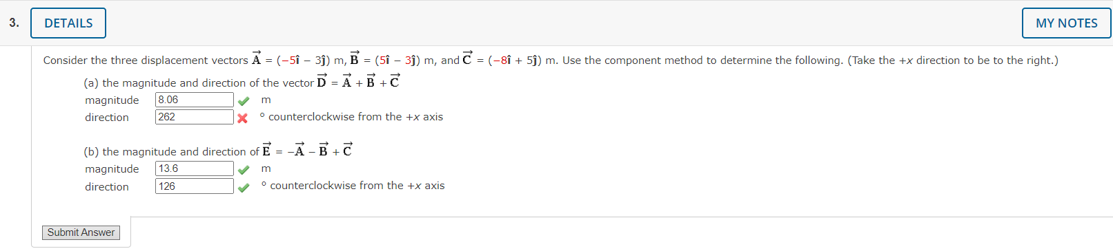 Solved Can you help me find the answer to this 3a? I got one | Chegg.com