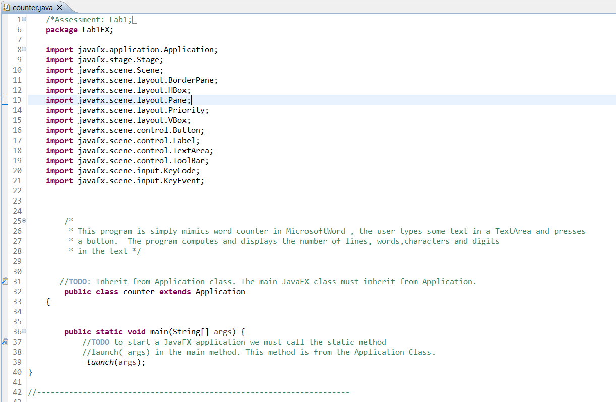 Question:Refactor a new java project to incorporate | Chegg.com