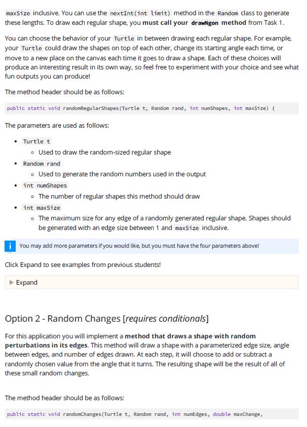 Solved Q Background By writing parameterized methods, your | Chegg.com
