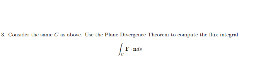 Solved Consider the same C as above. Use the Plane | Chegg.com