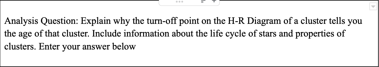 Solved Analysis Question: Explain why the turn-off point on | Chegg.com