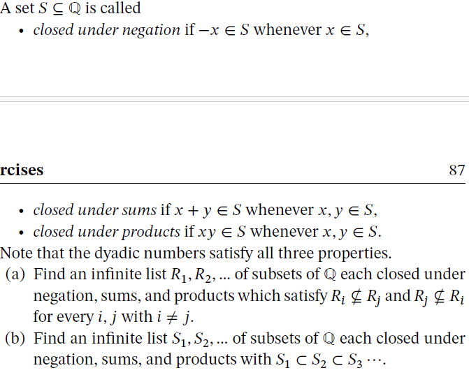 Solved A set SsubeQ is called closed under negation if | Chegg.com