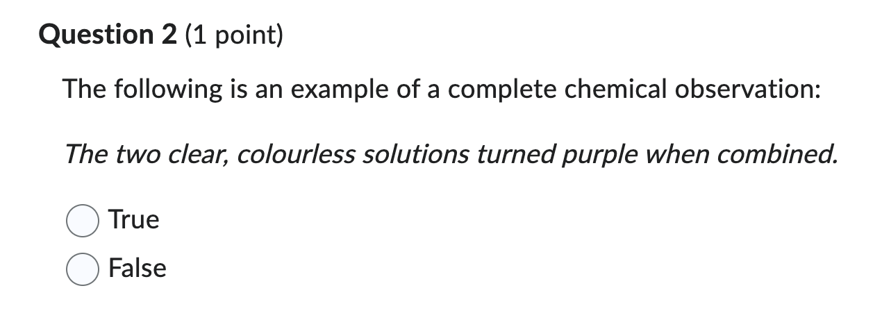 Solved The following is an example of a complete chemical | Chegg.com