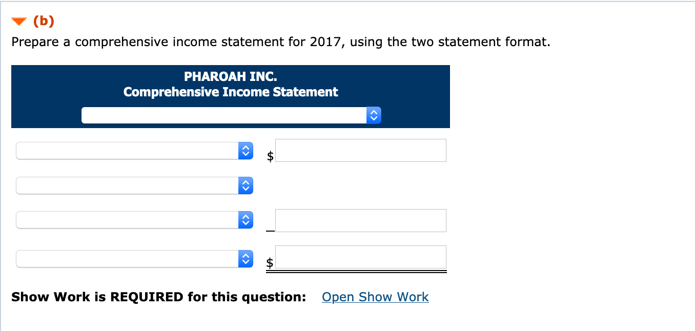 Solved Exercise 4-17 (Part Level Submission) The following | Chegg.com