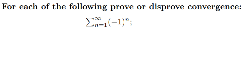 Solved For each of the following prove or disprove | Chegg.com