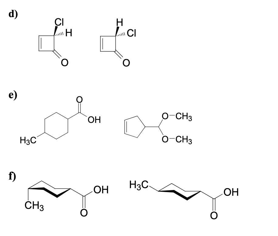 Solved 4. - Determine the structural relationship between | Chegg.com