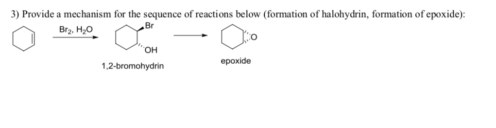 Solved 3) Provide a mechanism for the sequence of reactions | Chegg.com