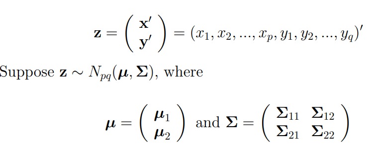 Solved Consider two sets of multivariate random variables: x | Chegg.com