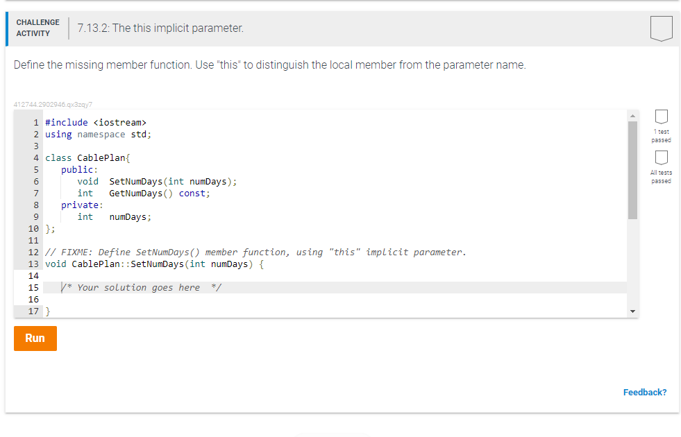 Solved \begin{tabular}{l|l} CHALLENGE & 7.13.2: The this | Chegg.com Solved \begin{tabular}{l|l} CHALLENGE & 7.13.2: The this | Chegg.com