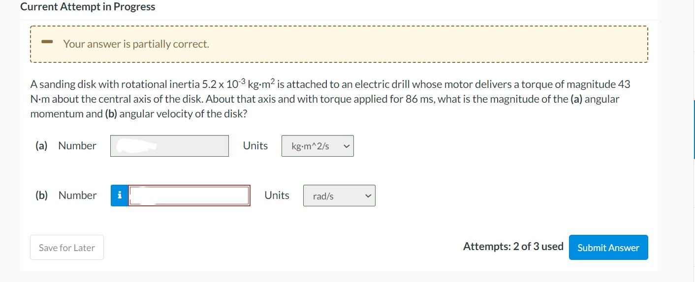 Solved Current Attempt in Progress - Your answer is | Chegg.com