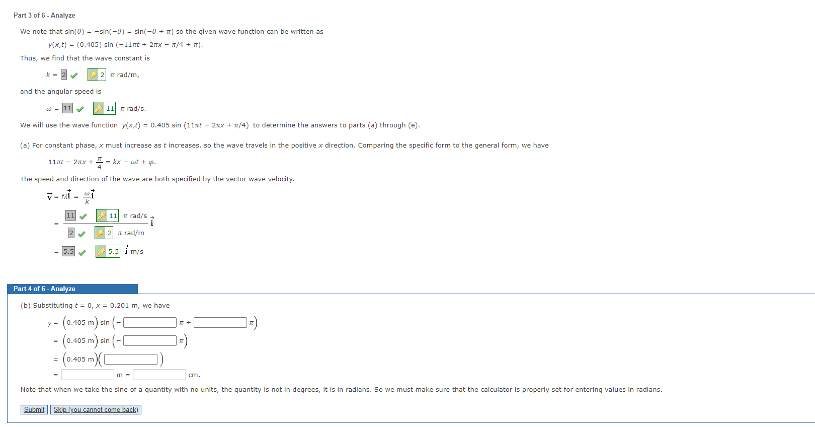 Solved Part 3 of 6 - Analyze We note that | Chegg.com