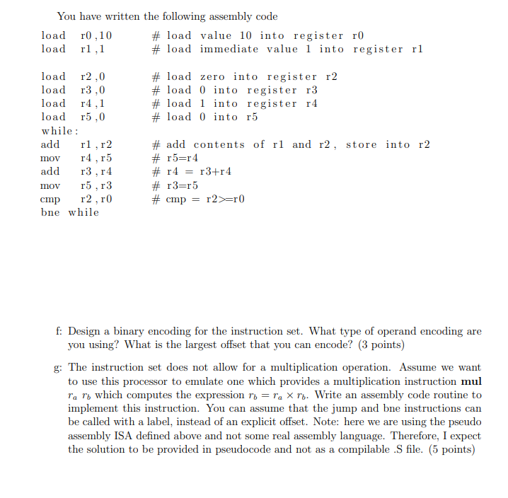 Solved Please answer f and g for f you can choose implicit | Chegg.com