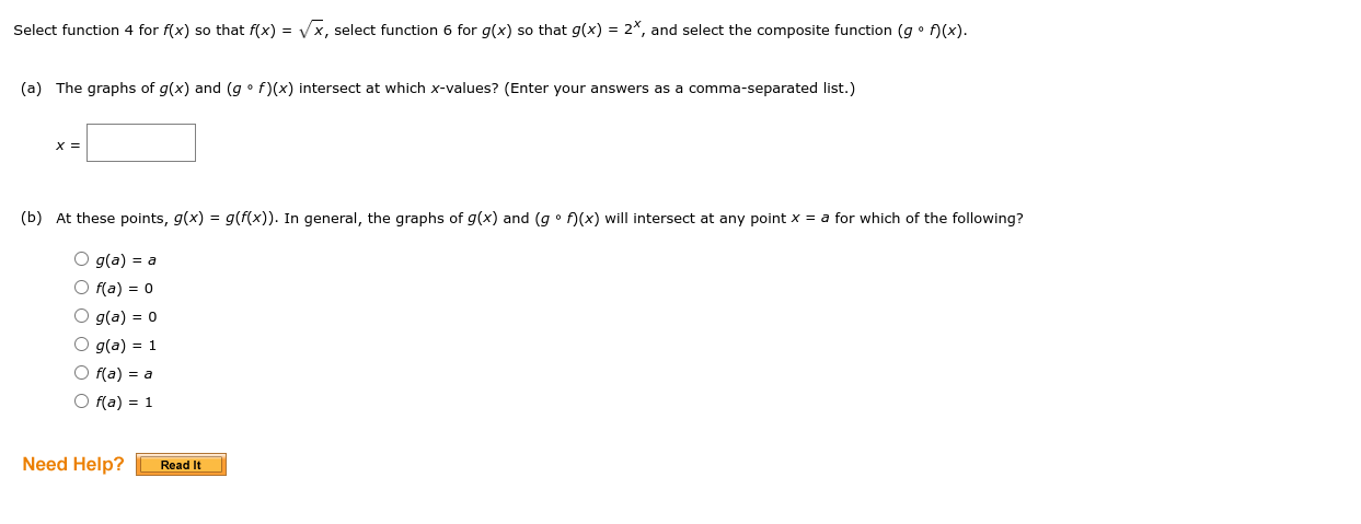 Solved Select Function 4 For Fx So That Fxx Select 1462