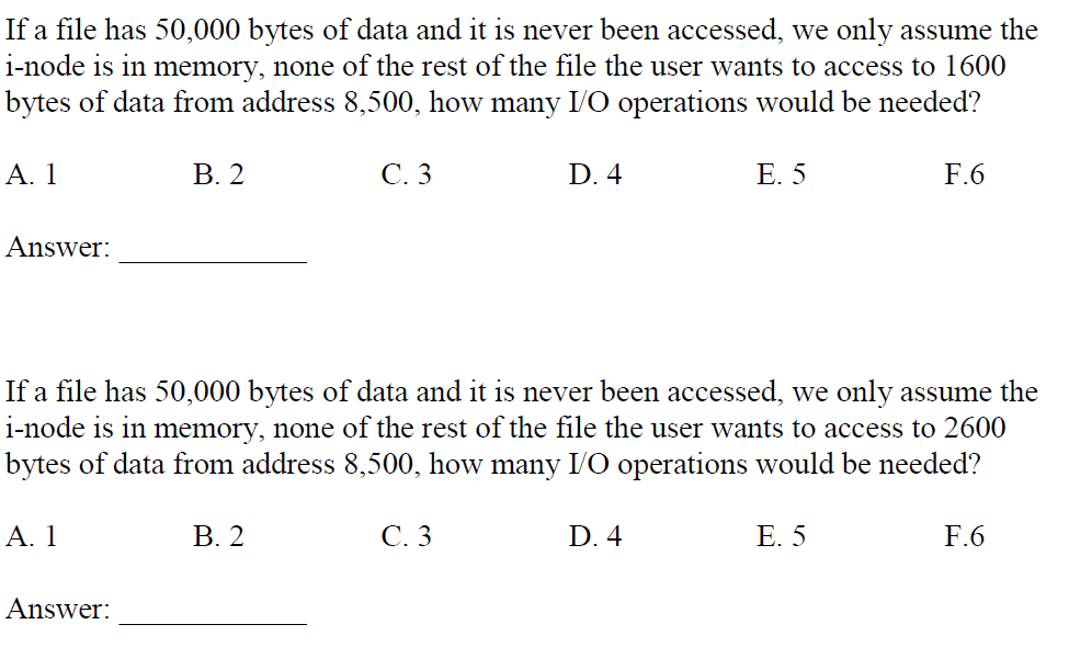 File System Suppose Unix File System Disk Block Size 1000 Bytes Disk Addresses File Block