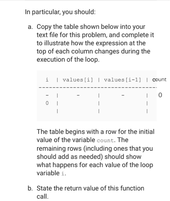 Solved Problem 2: Understanding loops Put your answers for | Chegg.com
