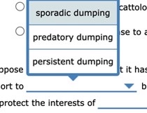 Solved \begin{tabular}{l|l|} \hline sporadic dumping \\ | Chegg.com