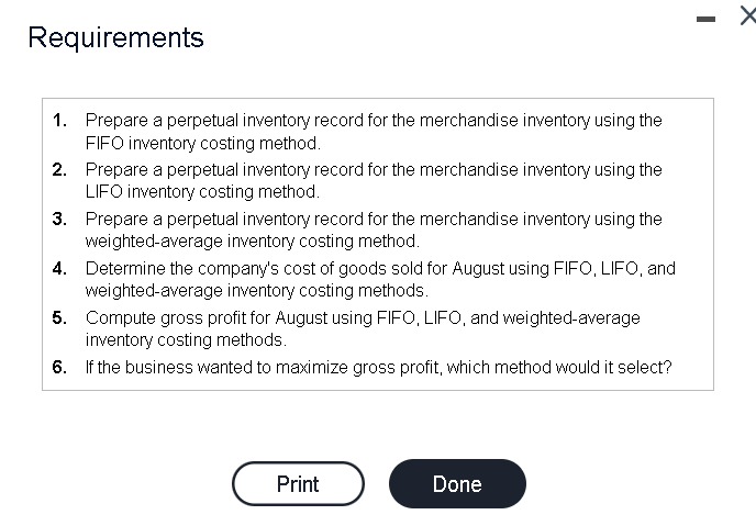 Solved Steel It began August with 45 units of iron inventory | Chegg.com