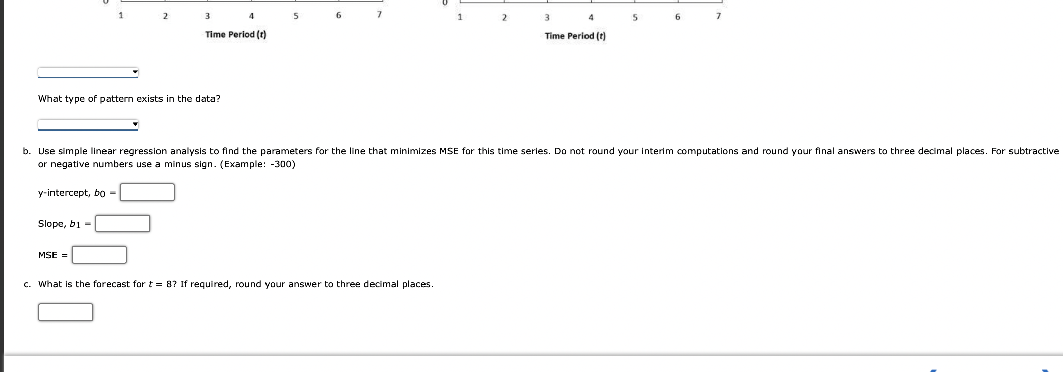 Solved Consider the following time series. a. Choose the | Chegg.com Solved Consider the following time series. a. Choose the | Chegg.com