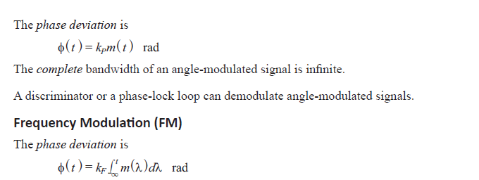 Determine The Expression For Phase Modulated And