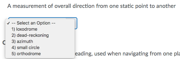 Solved A measurement of overall direction from one static | Chegg.com
