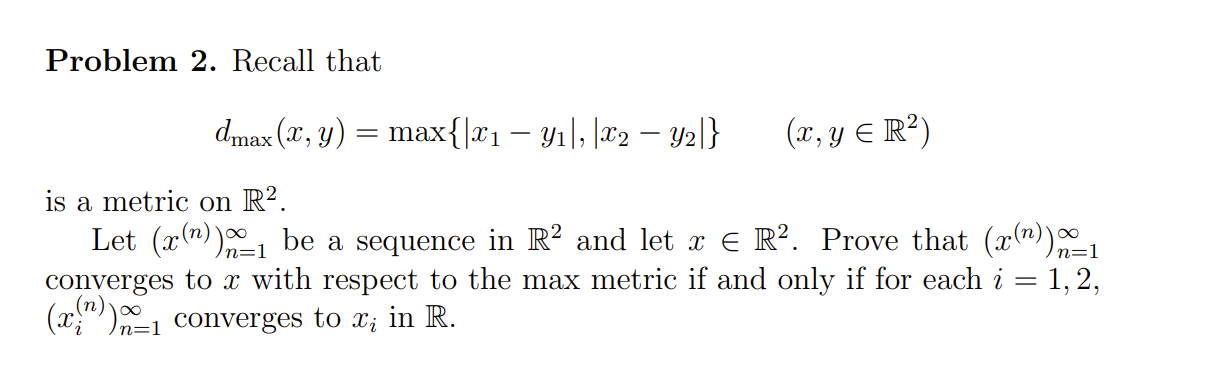Solved Problem 2. Recall that | Chegg.com