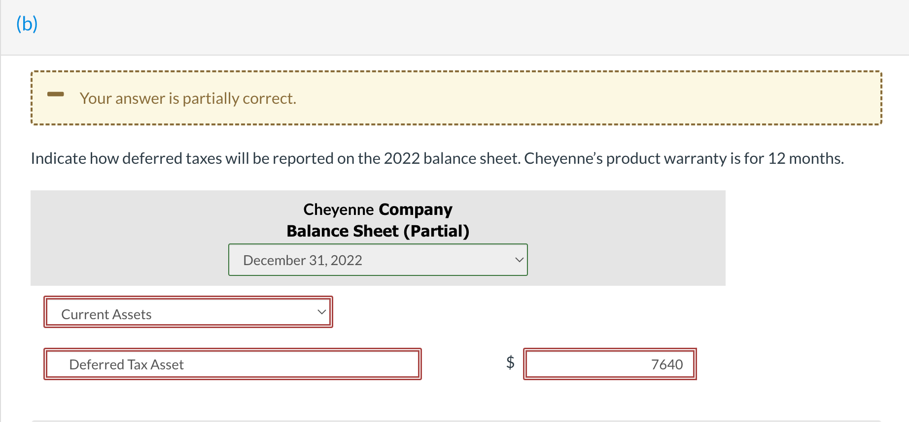 Solved 9) how deferred taxes will be reported on the 2022 | Chegg.com
