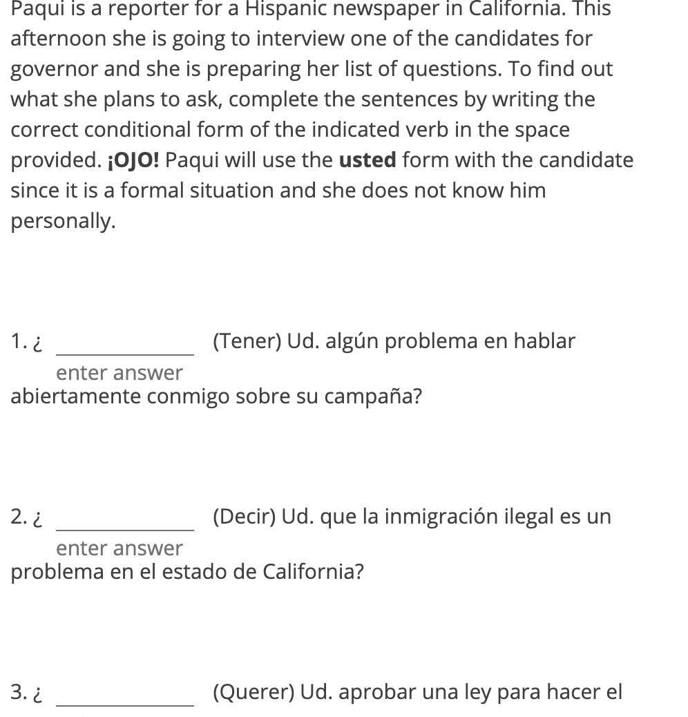 Paqui is a reporter for a Hispanic newspaper in | Chegg.com