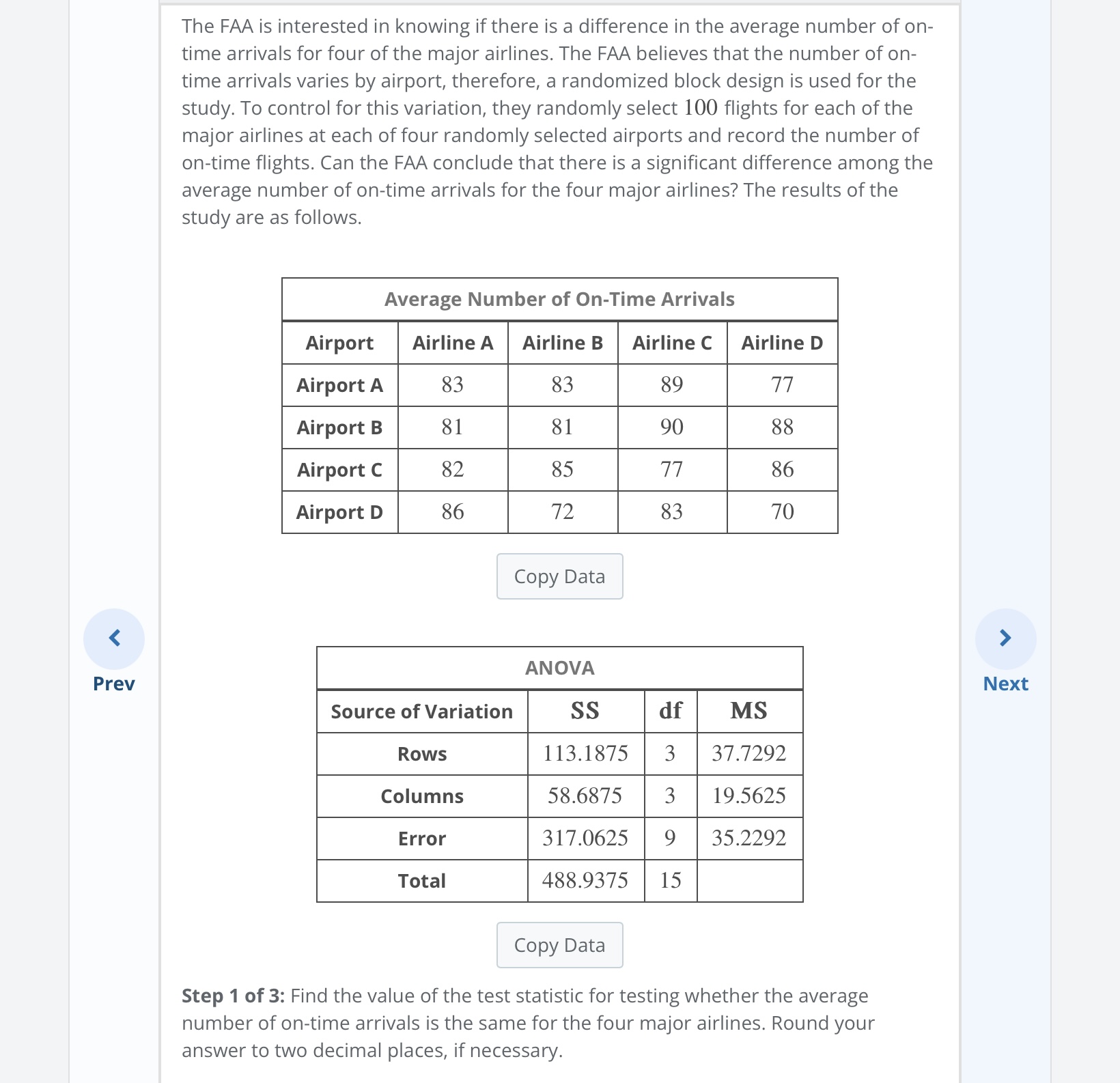 Solved The FAA is interested in knowing if there is a | Chegg.com