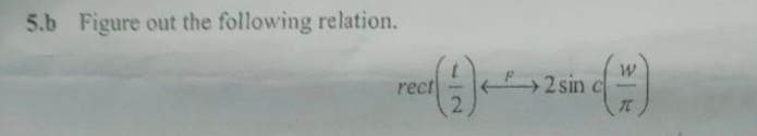 Solved 5.b Figure out the following relation. | Chegg.com