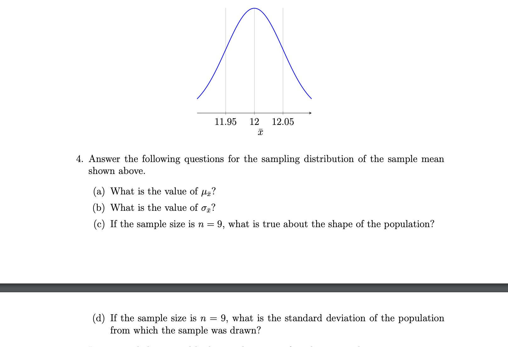Solved Answer the following questions for the sampling | Chegg.com