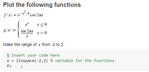 Solved It is an exercise of MATLAB. does anyone know what | Chegg.com