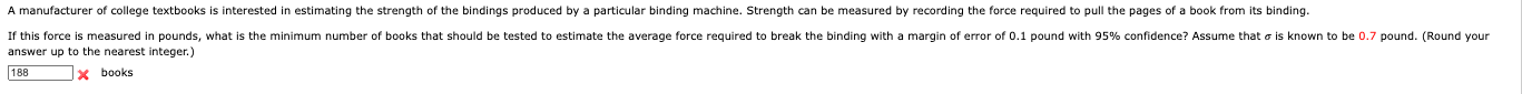 Solved answer up to the nearest integer.) X books | Chegg.com