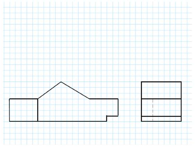 Solved E4: Draw the missing Top View | Chegg.com