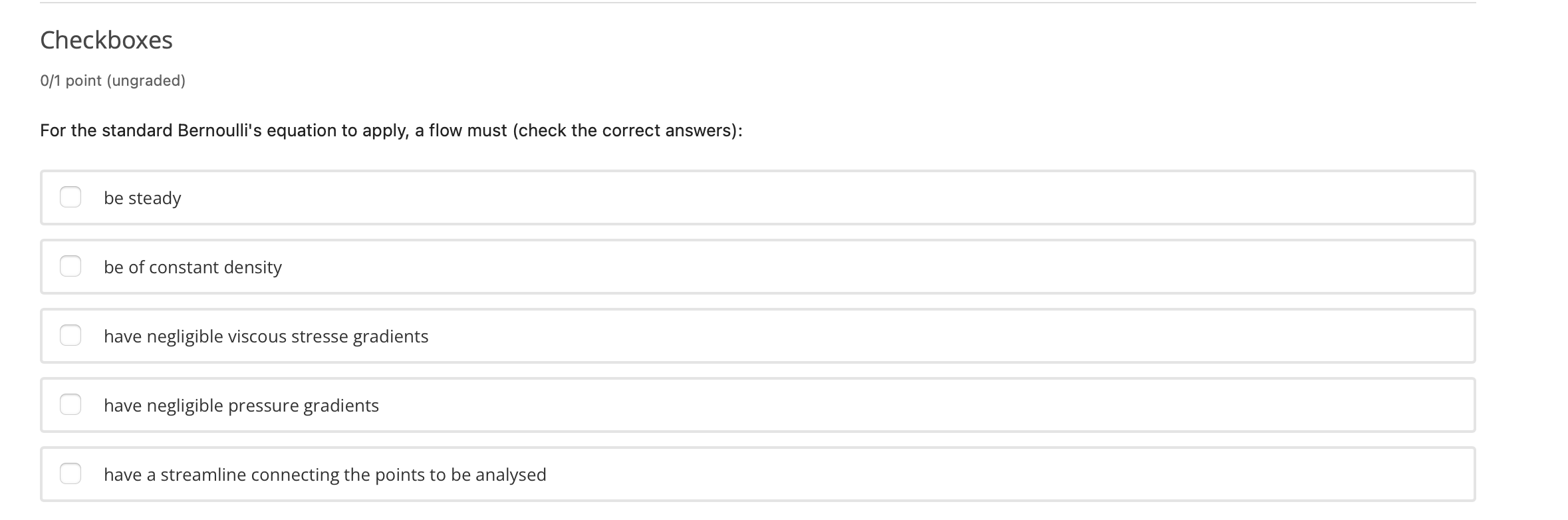 Solved Checkboxes 0/1 point (ungraded) For the standard | Chegg.com